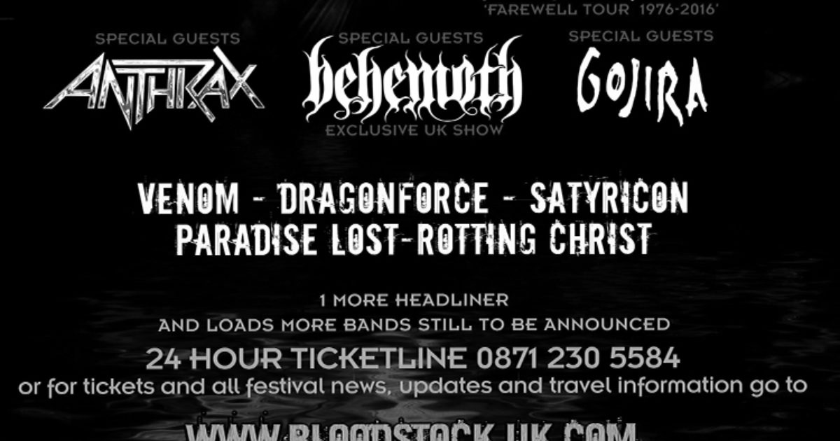 Anthrax Head Up Latest Bloodstock 2016 Announcement | Kerrang!
