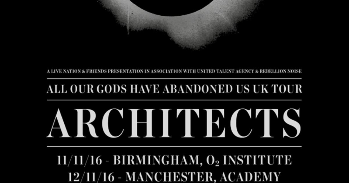 Architects Announce 2016 UK Tour | Kerrang!
