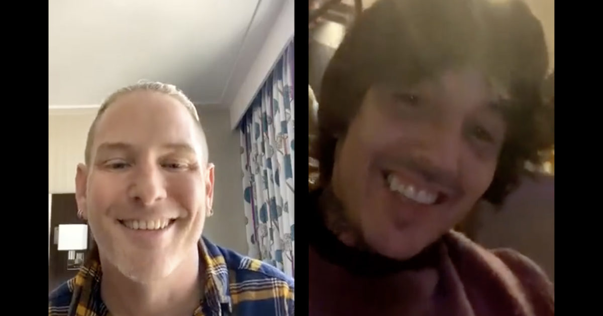 Watch: Corey Taylor and Oli Sykes discuss when they first… | Kerrang!