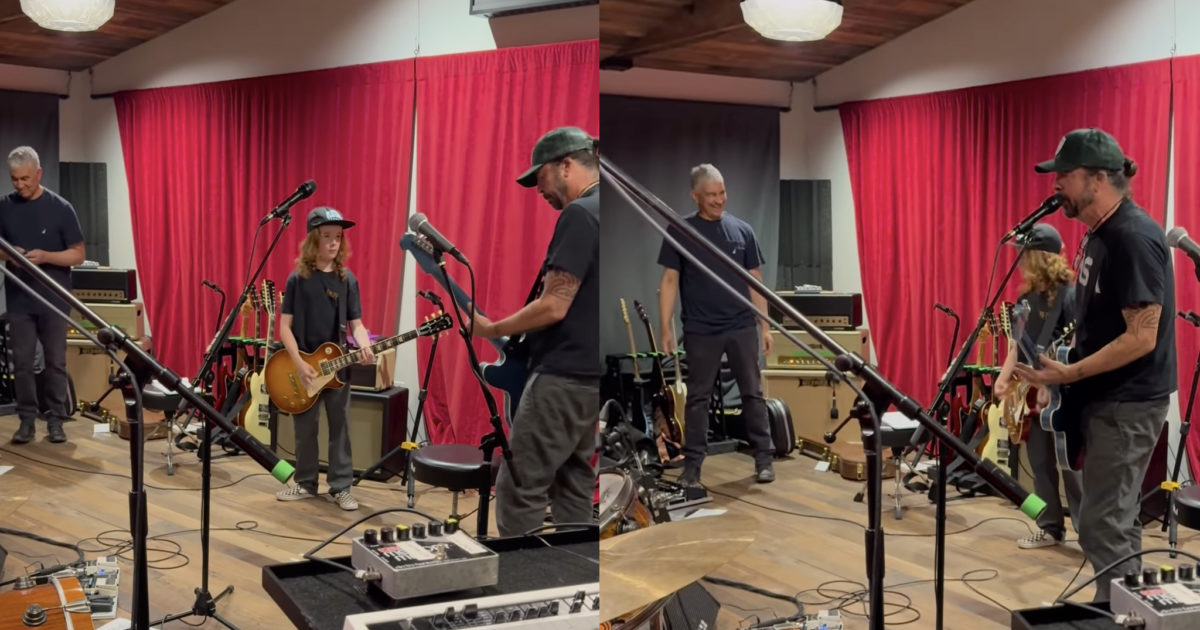 See Foo Fighters play Everlong with Scott Ian’s… | Kerrang!