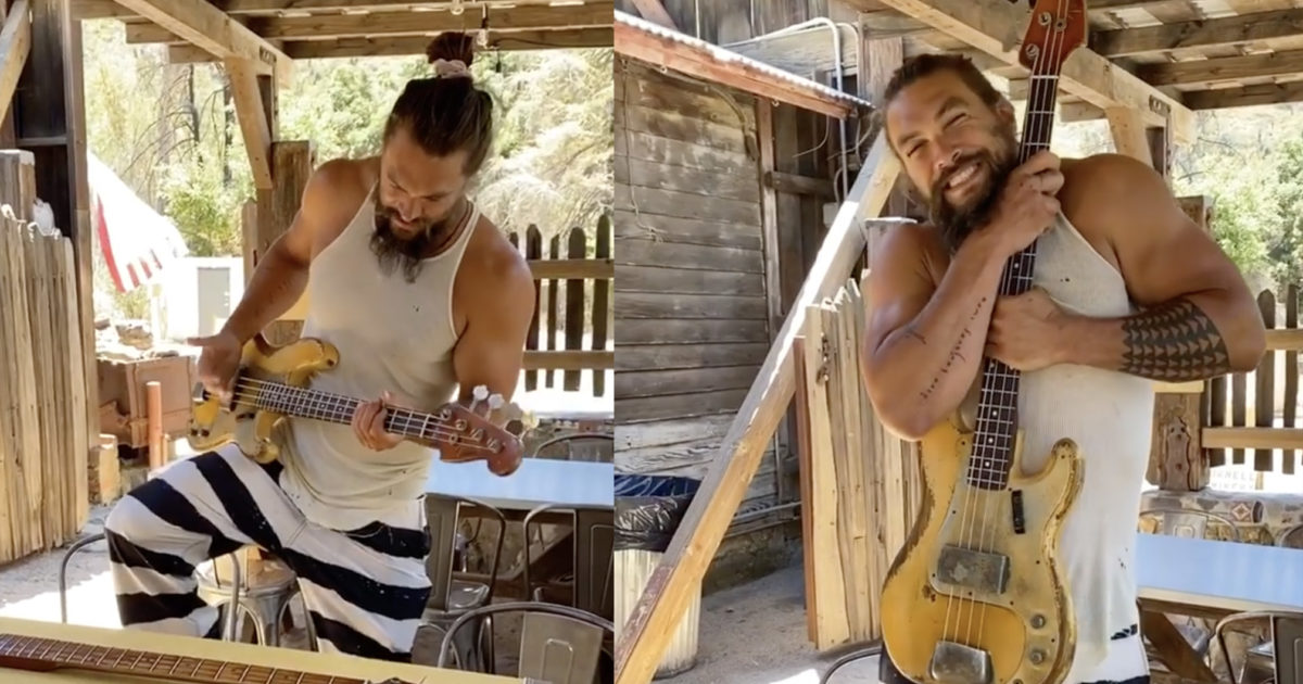 See Jason Momoa Jam Red Hot Chili Peppers On His New Bass… | Kerrang!