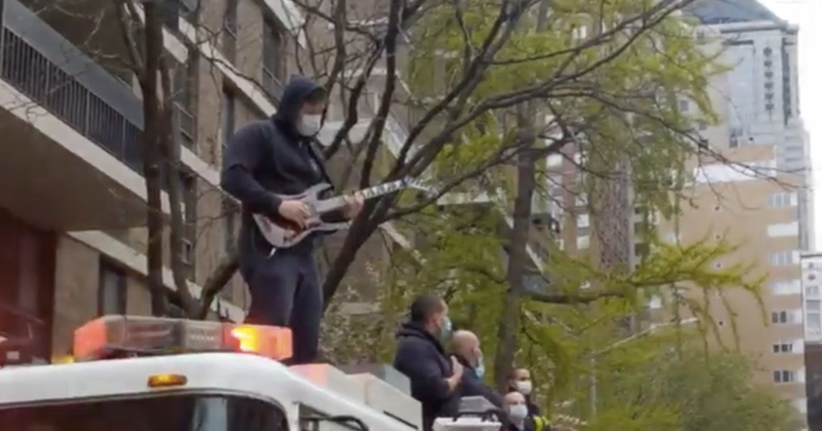Watch This Metalhead Firefighter Shred The National Anthem… | Kerrang!