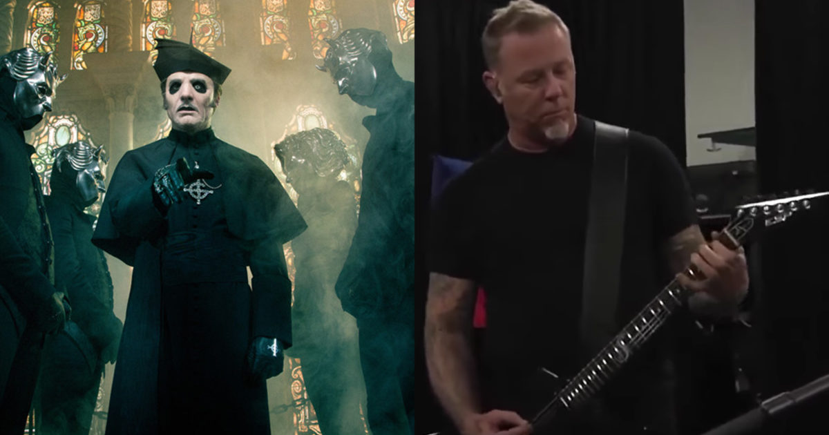 Check Out This Footage Of James Hetfield Jamming A Ghost… | Kerrang!