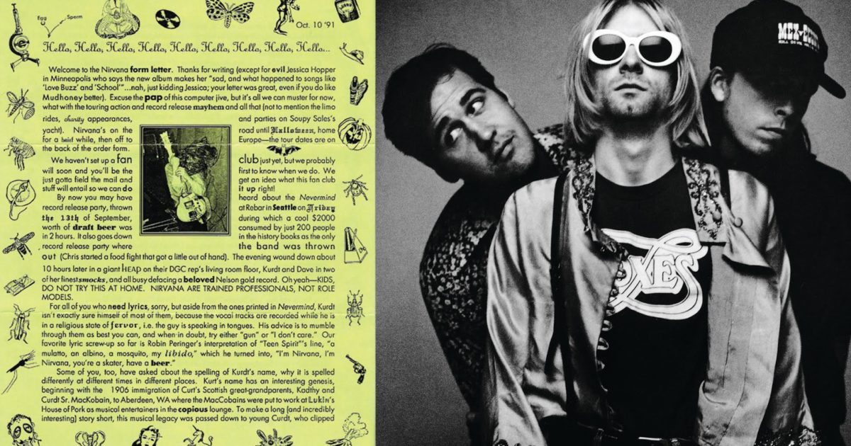 This Nirvana Fan Club Letter From 1991 Belongs In A Museum! | Kerrang!
